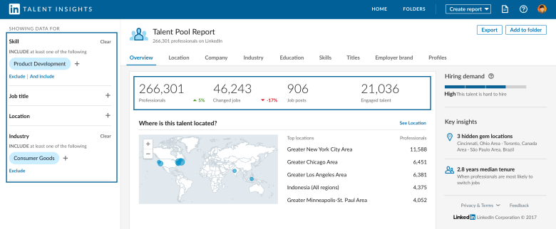 Llega LinkedIn Talent Insights, una nueva forma de reclutar talento ...